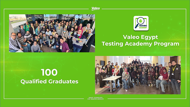 Valeo Egypt Had Proudly Graduated 100 Qualified Engineers In The Field Of Validation And Testing